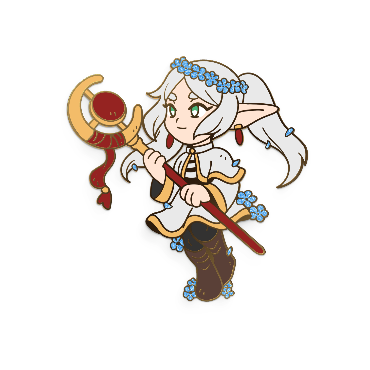 Frieren & Fern | Beyond Journey's End | enamel pin [preorder ...