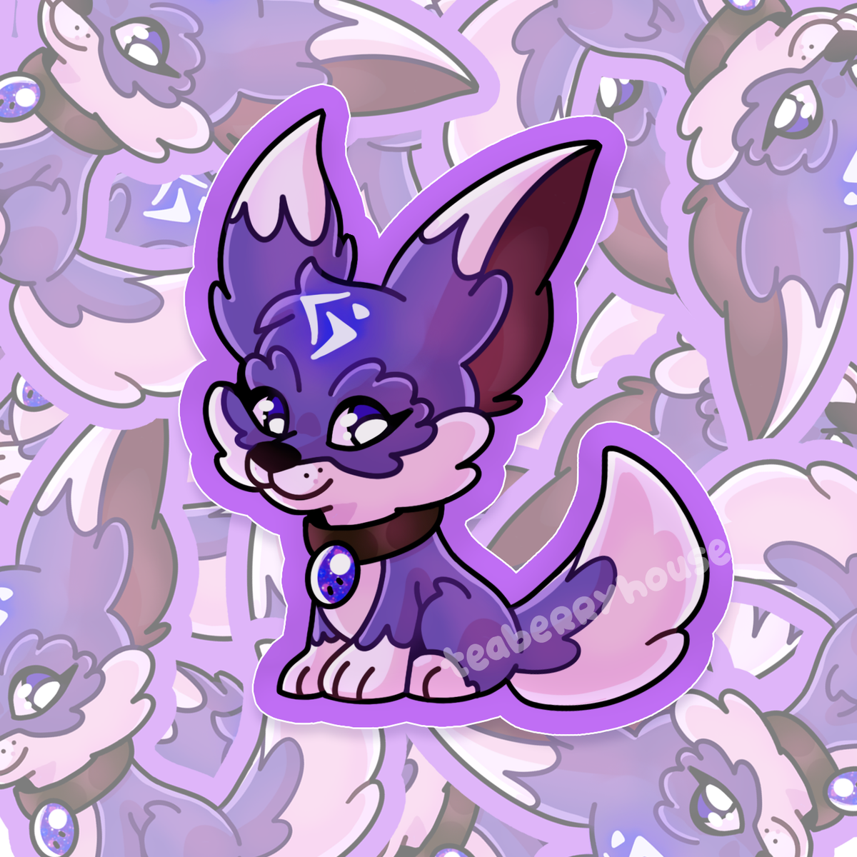 Shadow| Void Fox | Vinyl Sticker – TeaberryHouse