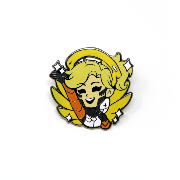 Overwatch Mercy enamel pin – TeaberryHouse
