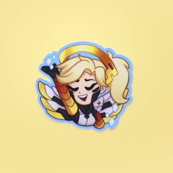 Overwatch Mercy Sticker – TeaberryHouse