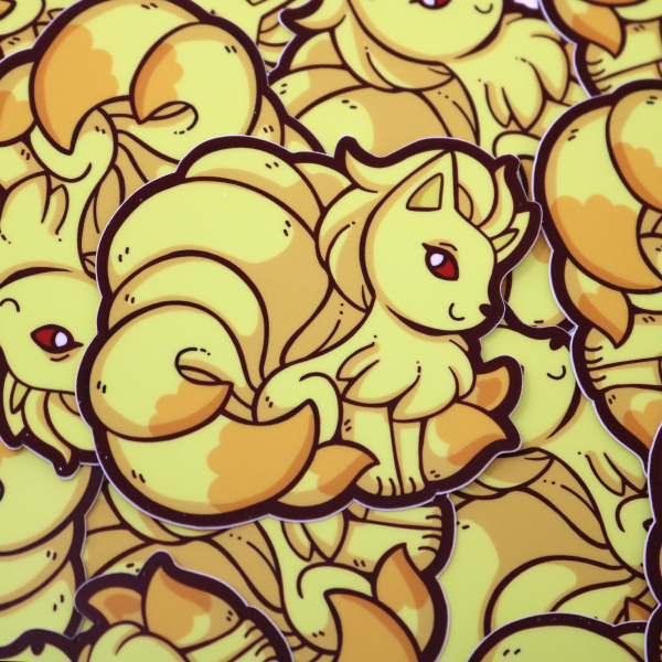 Pokemon Ninetales Sticker – TeaberryHouse